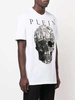 Philipp Plein Skull-print Short-sleeve T-shirt - White