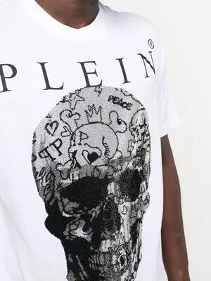 Philipp Plein Skull-print Short-sleeve T-shirt - White