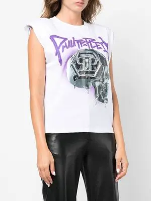 Philipp Plein Skull-print Tank Top