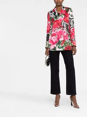 Philipp Plein Floral-print Blazer