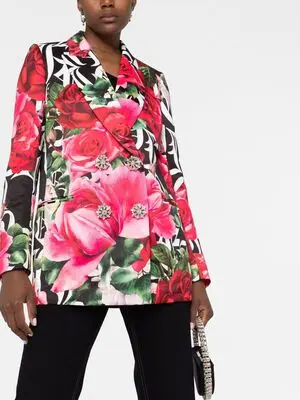Philipp Plein Floral-print Blazer