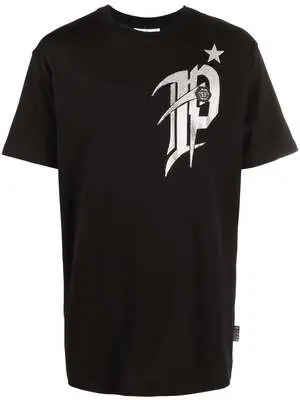 Philipp Plein Logo-print Short-sleeved T-shirt - Black