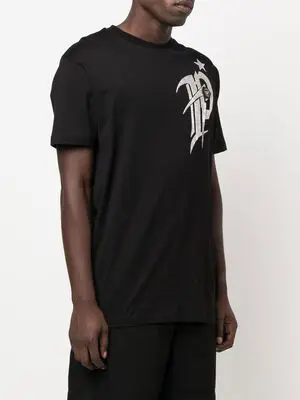 Philipp Plein Logo-print Short-sleeved T-shirt - Black