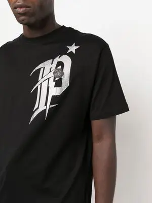Philipp Plein Logo-print Short-sleeved T-shirt - Black