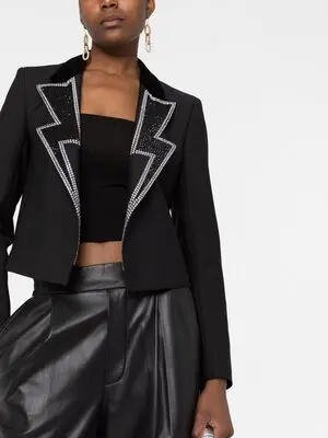 Philipp Plein Rhinestone Embellished Blazer