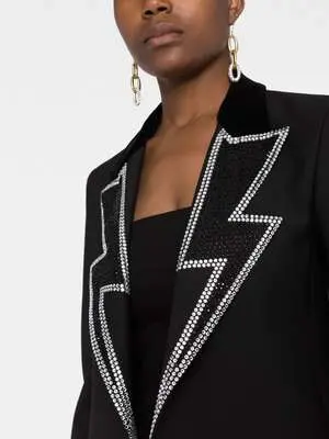 Philipp Plein Rhinestone Embellished Blazer