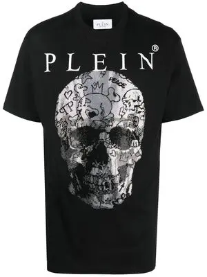 Philipp Plein Skull Print Short-sleeve T-shirt - Black