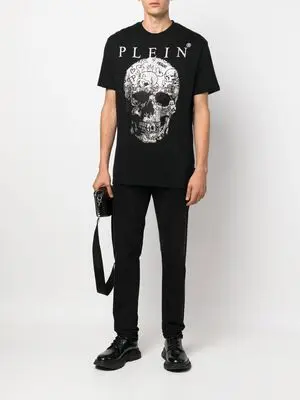 Philipp Plein Skull Print Short-sleeve T-shirt - Black