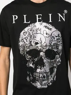 Philipp Plein Skull Print Short-sleeve T-shirt - Black