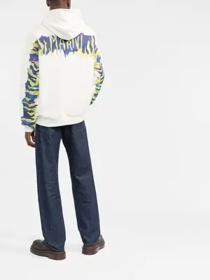 Marni Logo Print Hoodie - White