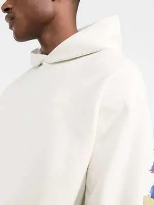 Marni Logo Print Hoodie - White
