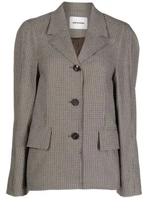 LOW CLASSIC Oversized Check Blazer