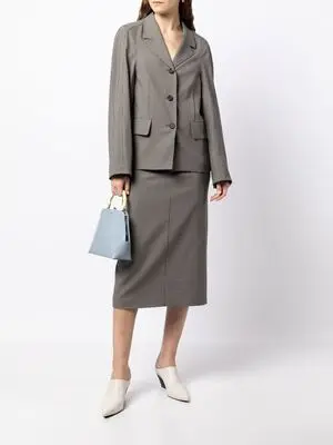 LOW CLASSIC Oversized Check Blazer