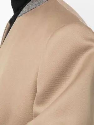 MAISON MARGIELA Cavalry Single-breasted Wool Coat - Neutrals