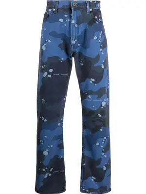 Off-White Camouflage-print Skate Jeans
