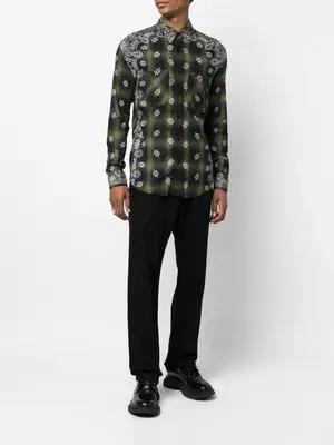 Amiri Bandana-print Checked Shirt