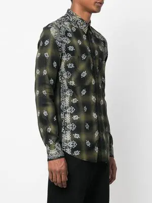 Amiri Bandana-print Checked Shirt