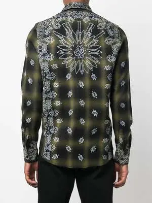 Amiri Bandana-print Checked Shirt