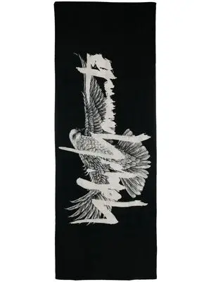 Yohji Yamamoto Logo Print Towel