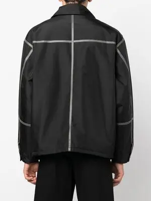 DIESEL® Piped Trim Canvas Jacket