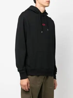 424 Logo-embroidered Hoodie - Black