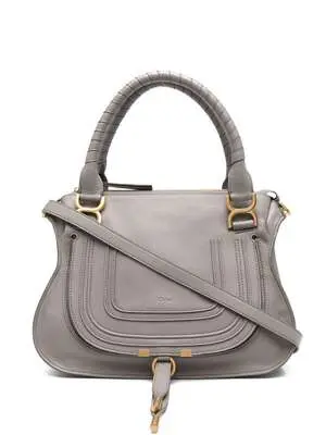 Chloé Marcie Leather Tote-bag - Grey