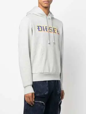 DIESEL® Logo-print Drawstring Hoodie