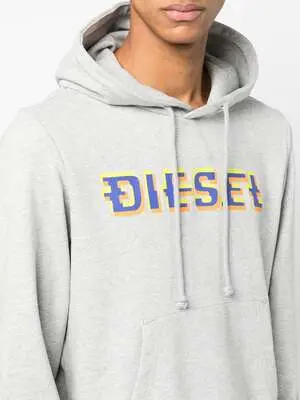 DIESEL® Logo-print Drawstring Hoodie