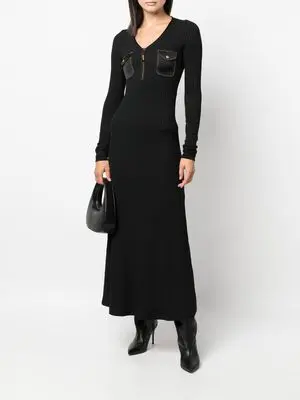 DIESEL® Pocket-detail Panelled Maxi Dress