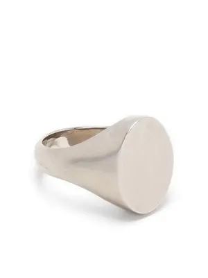 MAISON MARGIELA Chevalier Signet Ring - Silver