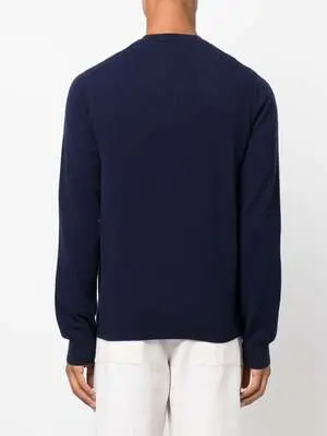 Comme Des Garçons Crew-neck Lambswool Cardigan