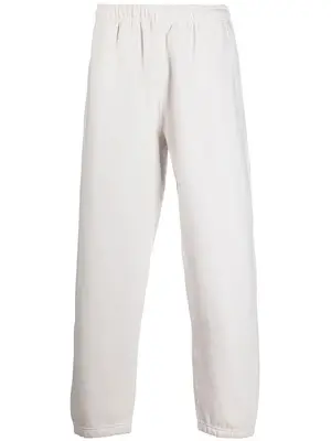 Nike Elasticated-waistband Cotton Track Pants - White