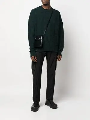 AMBUSH Monogram-pattern Crew Neck Jumper