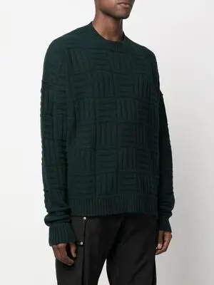 AMBUSH Monogram-pattern Crew Neck Jumper