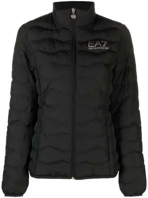 EA7 Logo-print Puffer Jacket