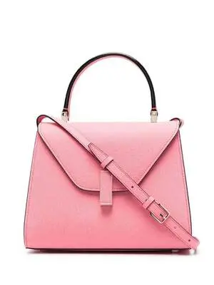 VALEXTRA Leather Tote Bag - Pink