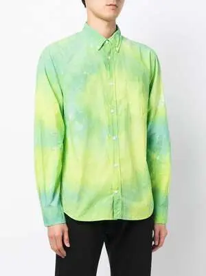 STAIN SHADE Long-sleeve Tie-dye Shirt