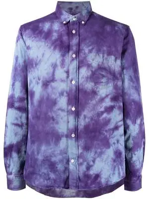 Stain Shade Button Down Shirts For Men