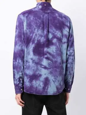 STAIN SHADE Long-sleeve Tie-dye Shirt