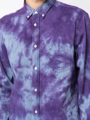 STAIN SHADE Long-sleeve Tie-dye Shirt