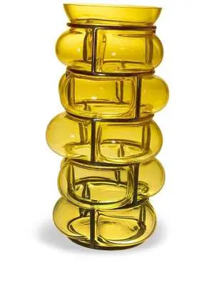 VANESSA MITRANI Brick Glass Vase - Yellow