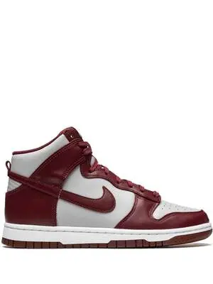 Nike Dunk Hi Retro Sneakers - Red