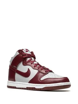 Nike Dunk Hi Retro Sneakers - Red