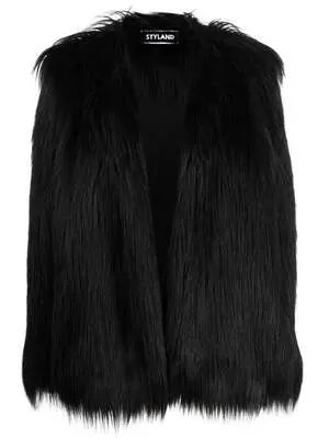 STYLAND Faux-fur Jacket - Black