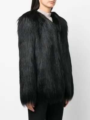 STYLAND Faux-fur Jacket - Black