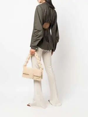 Jacquemus Le Bambidou Shearling Bag - Neutrals