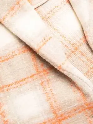 Woolrich Checked Single-breasted Coat