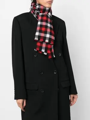 Woolrich Micro Buffalo Scarf - Red