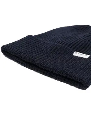 Woolrich Logo-tag Ribbed Beanie