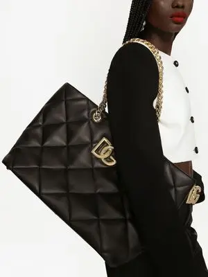 Dolce & Gabbana 3.5 Quilted Shopper Bag